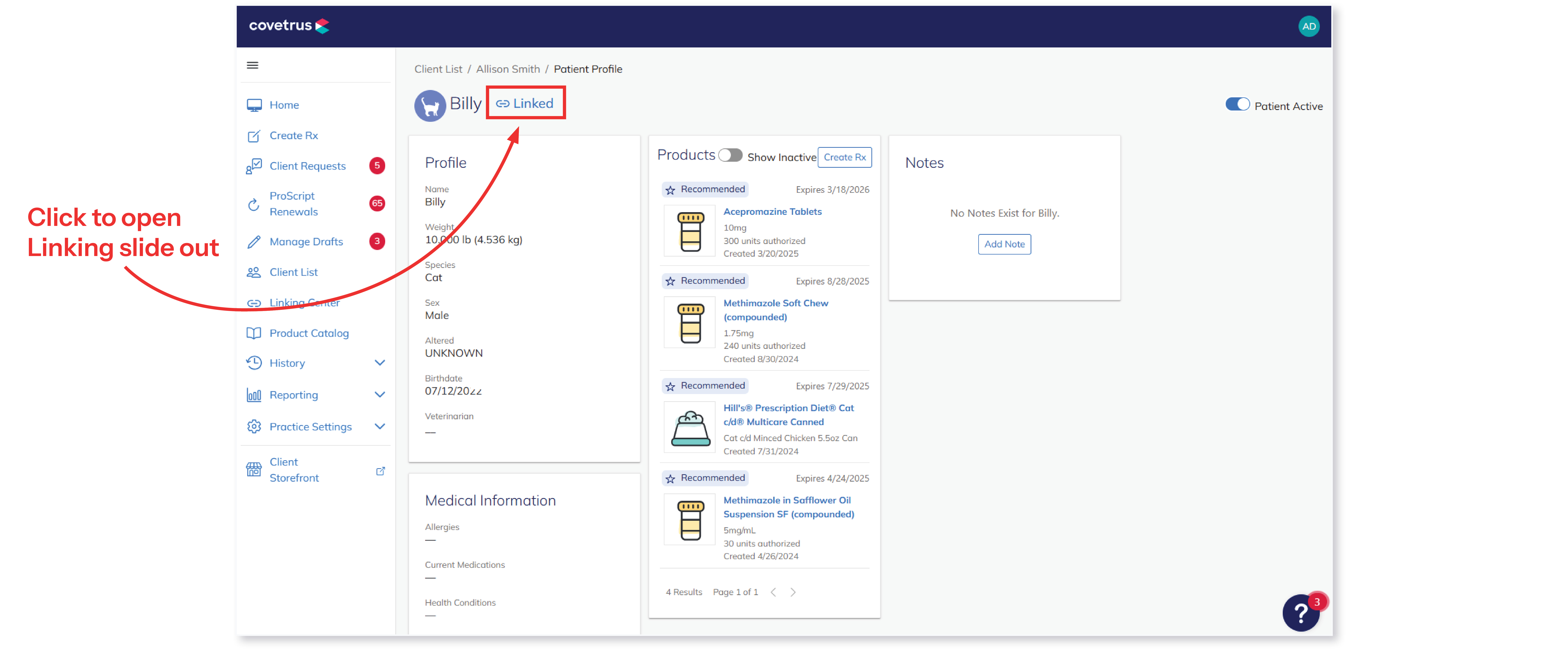 Linking Patient Records – Covetrus