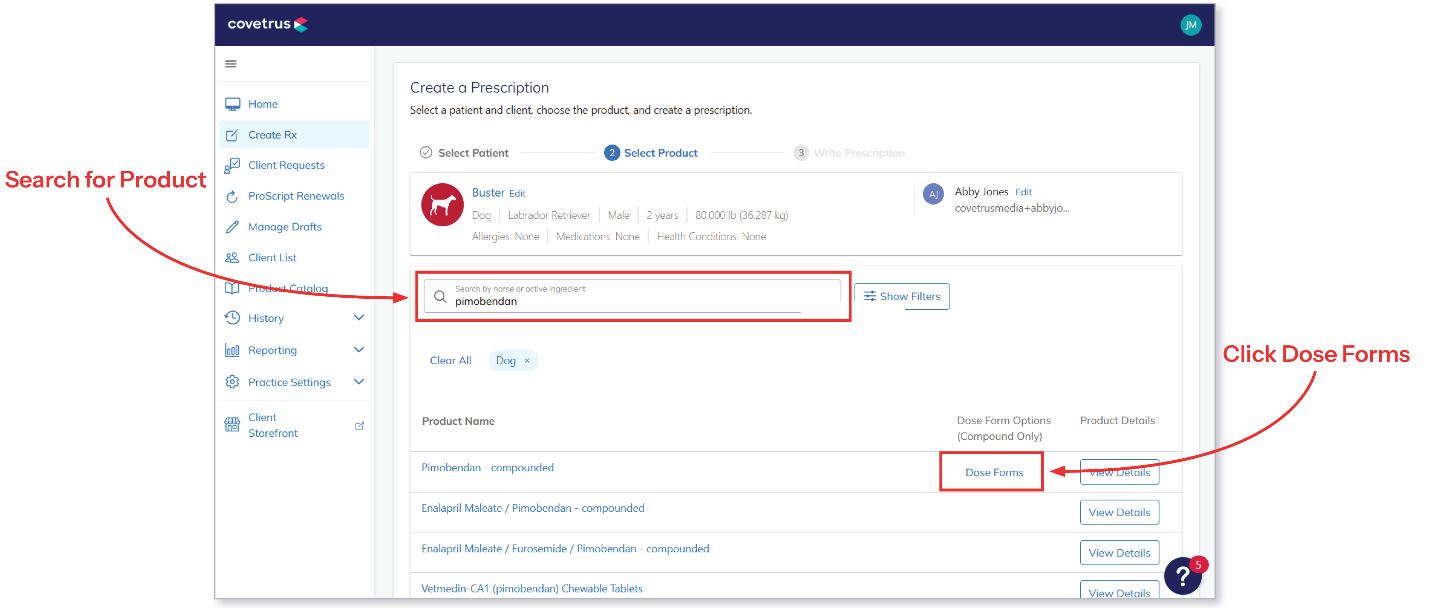 Creating a ProScript for a Compounded Medication – Covetrus